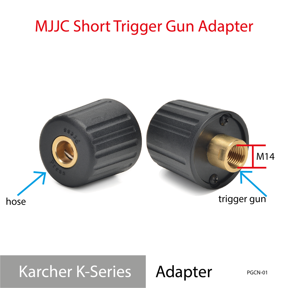 Karcher K-Series - MJJC Short Trigger Gun Adapter – MJJC Australia Car Care