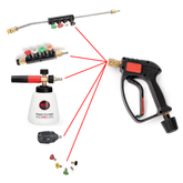 Gerni - MJJC Light Weight Pressure Washer Short Trigger Spray Gun ...