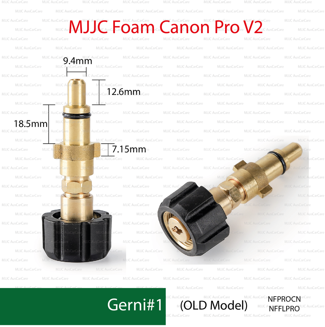 Gerni#1 (NFPROCN) Adapter for MJJC Foam Cannon Pro V2 (NFFLPRO) – MJJC ...